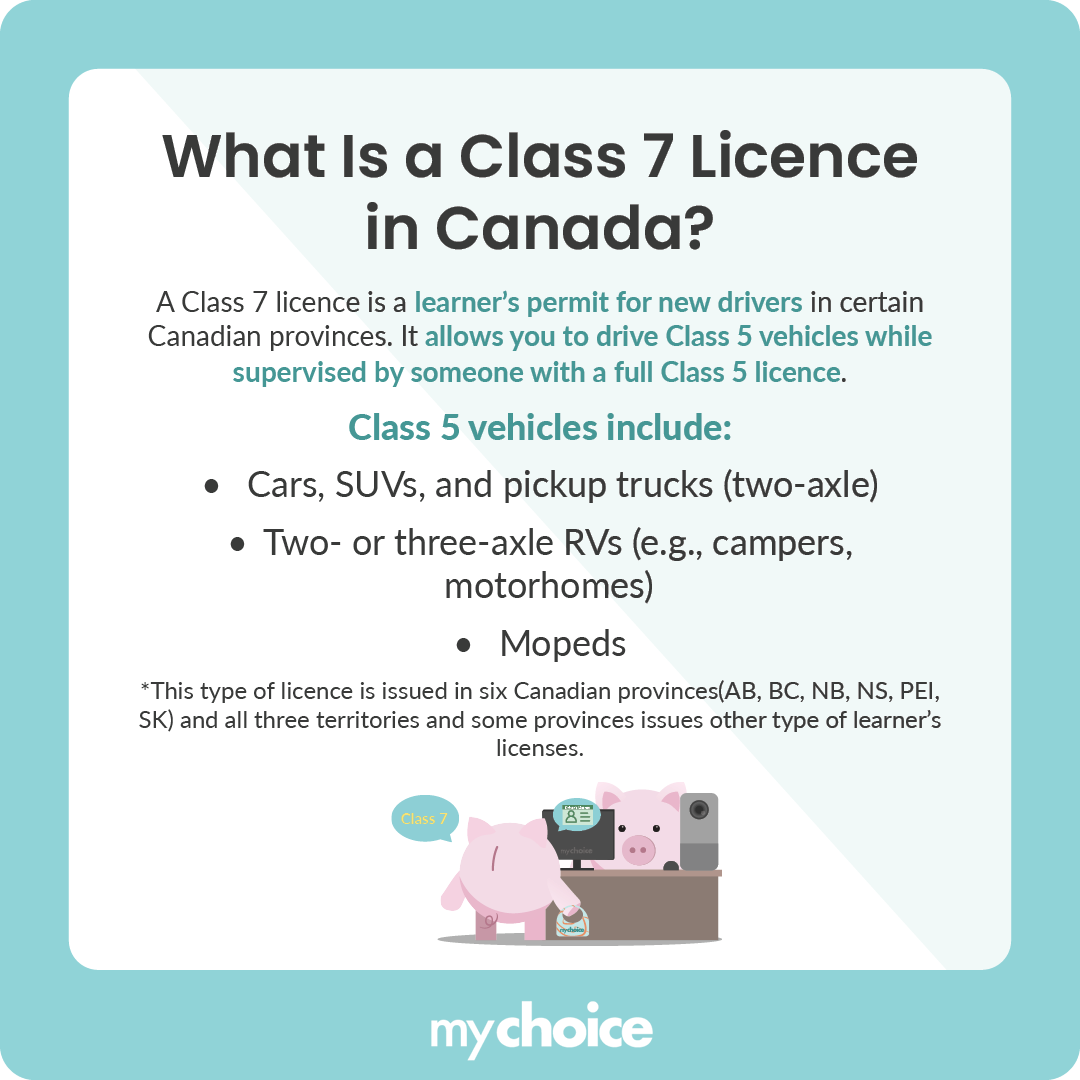 What Is a Class 7 Licence in Canada? | MyChoice