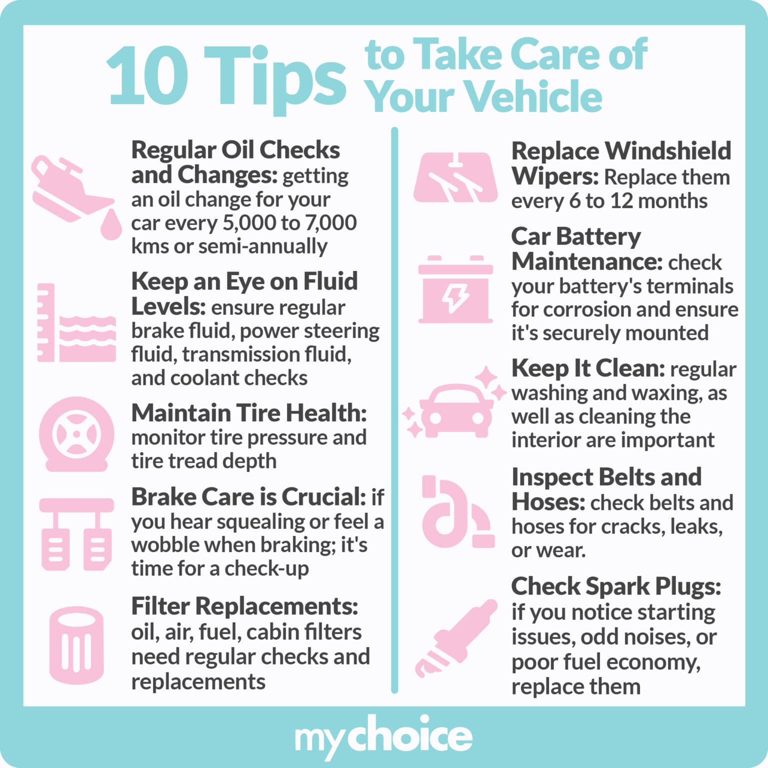 10 Car Maintenance Tips Every Car Owner Should Know | MyChoice