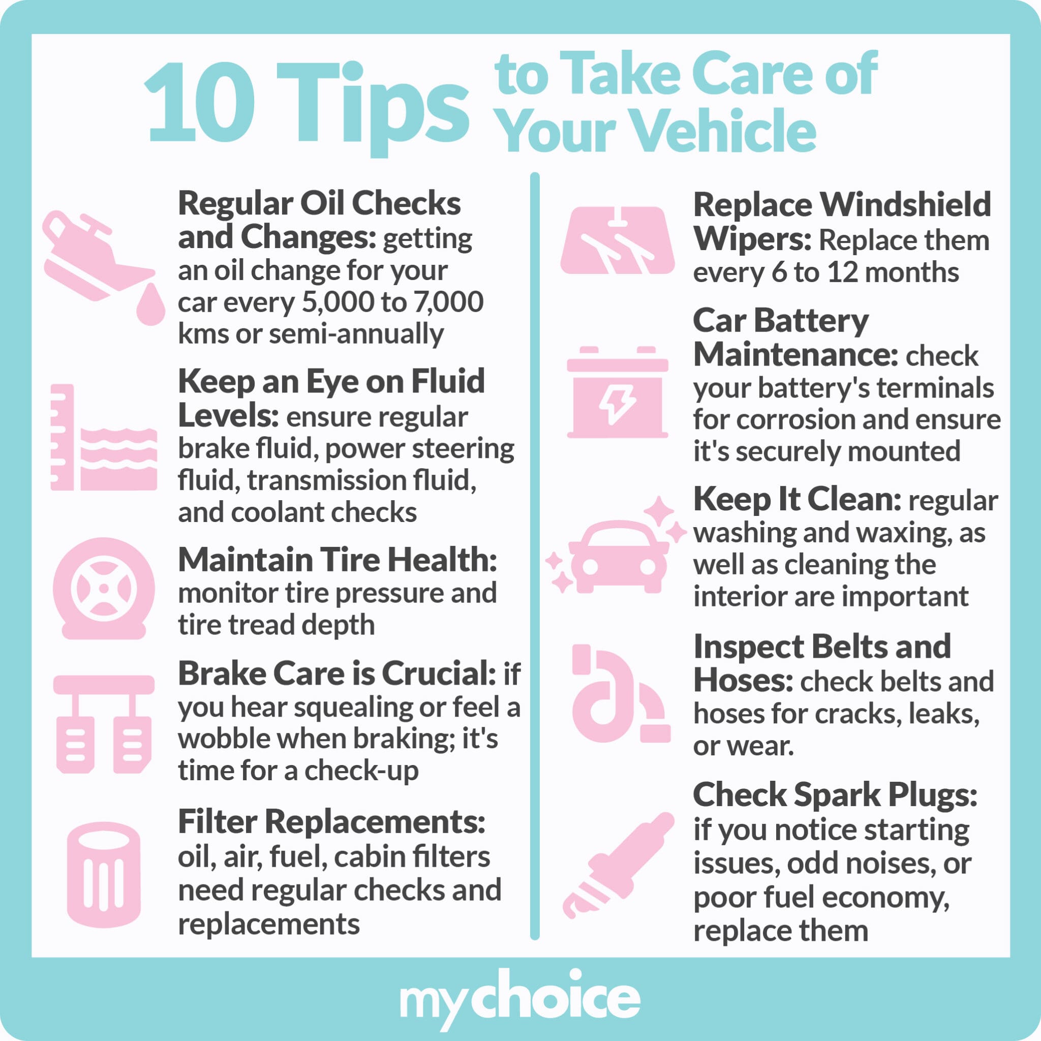 10 Car Maintenance Tips Every Car Owner Should Know | MyChoice