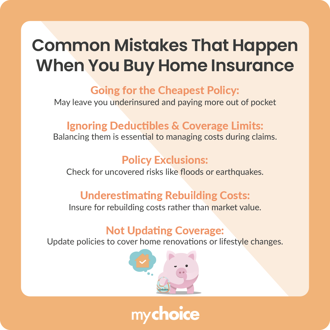7 Mistakes to Avoid When Shopping for Home Insurance | MyChoice