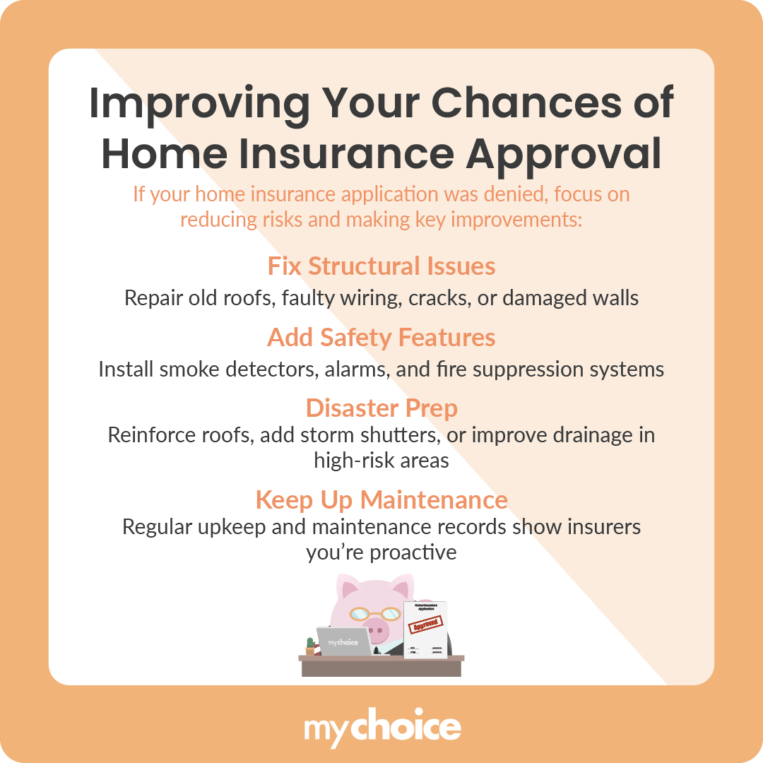 What to Do If You've Been Rejected for Home Insurance | MyChoice