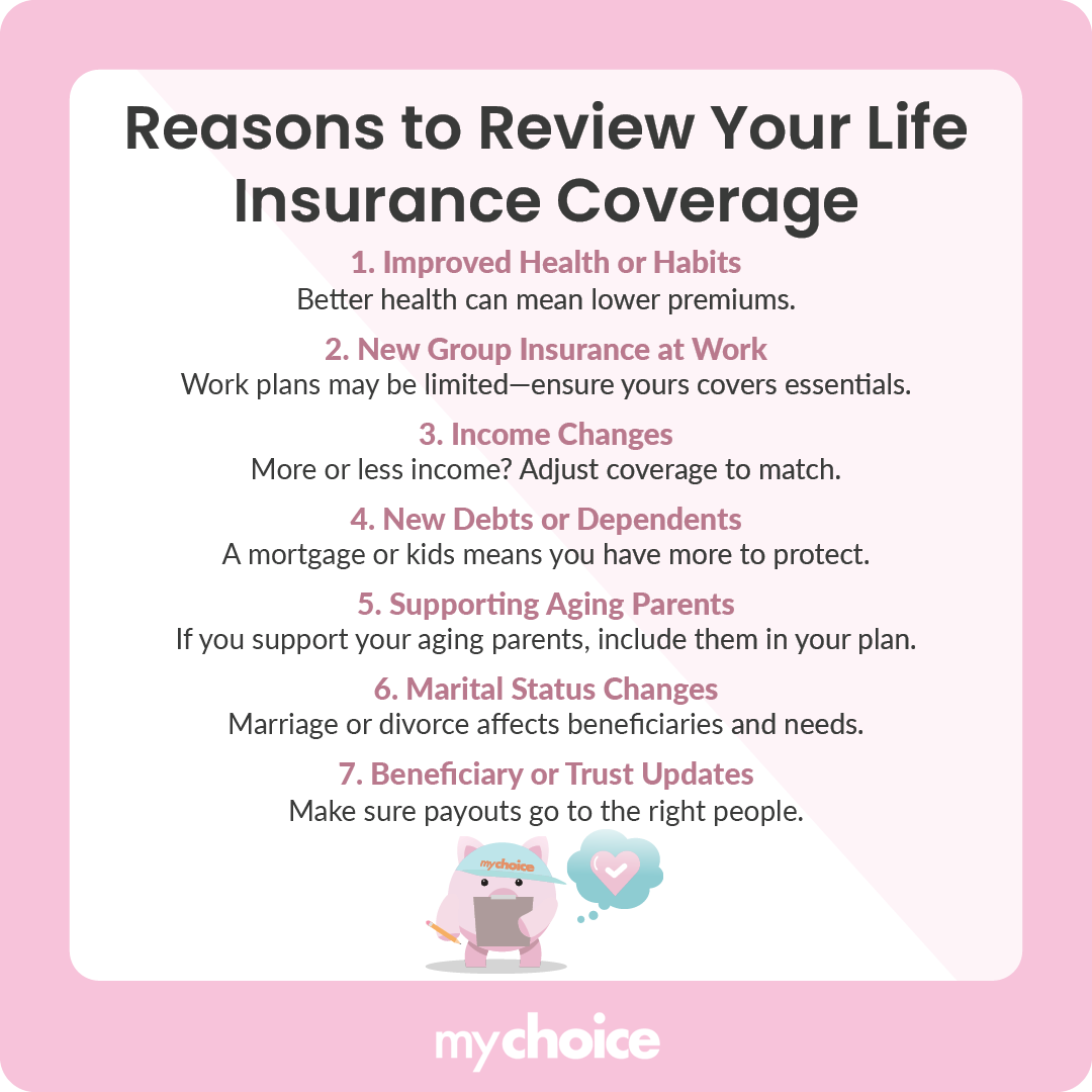 Top 7 Reasons to Review Your Life Insurance Coverage | MyChoice